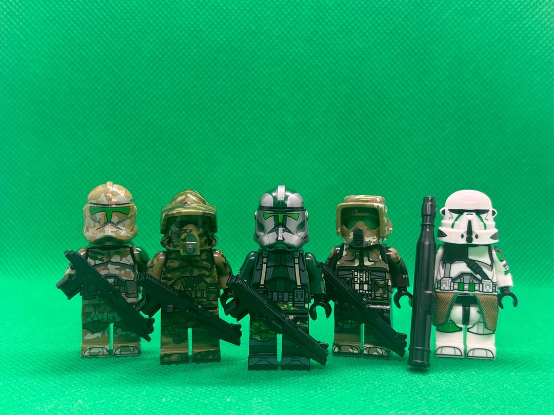 41st Elite Corps Kashyyyk Commander Gree Clone Trooper Mini Figures - Etsy