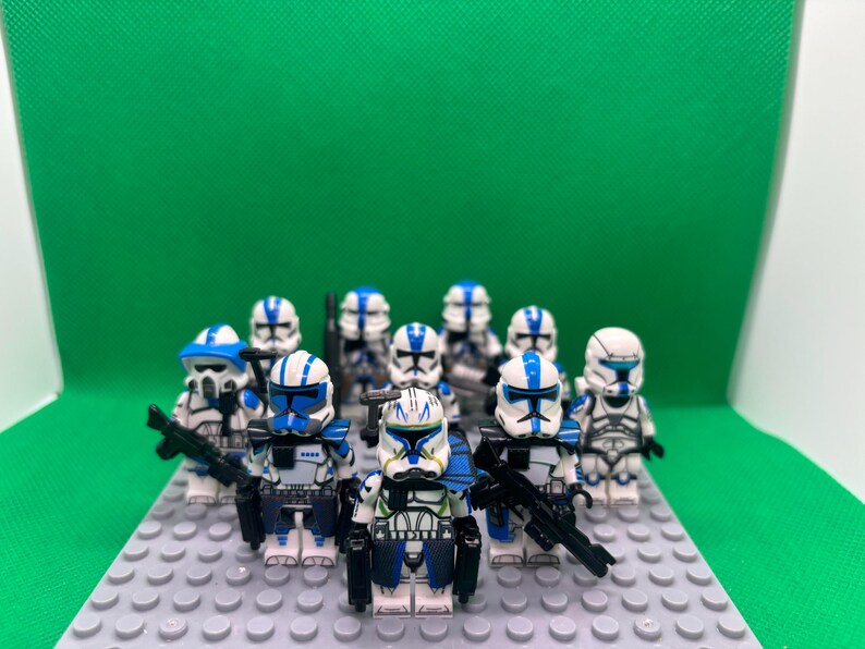 501st Legion Clone Troopers Captain Rex Anakin Skywalker ARF Clone Trooper Airborne Trooper ARC ...