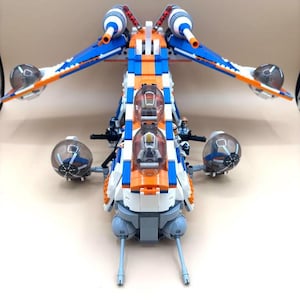 Custom LEGO 332nd Republic Gunship With Ahsoka Tano Captain Vaughn ...
