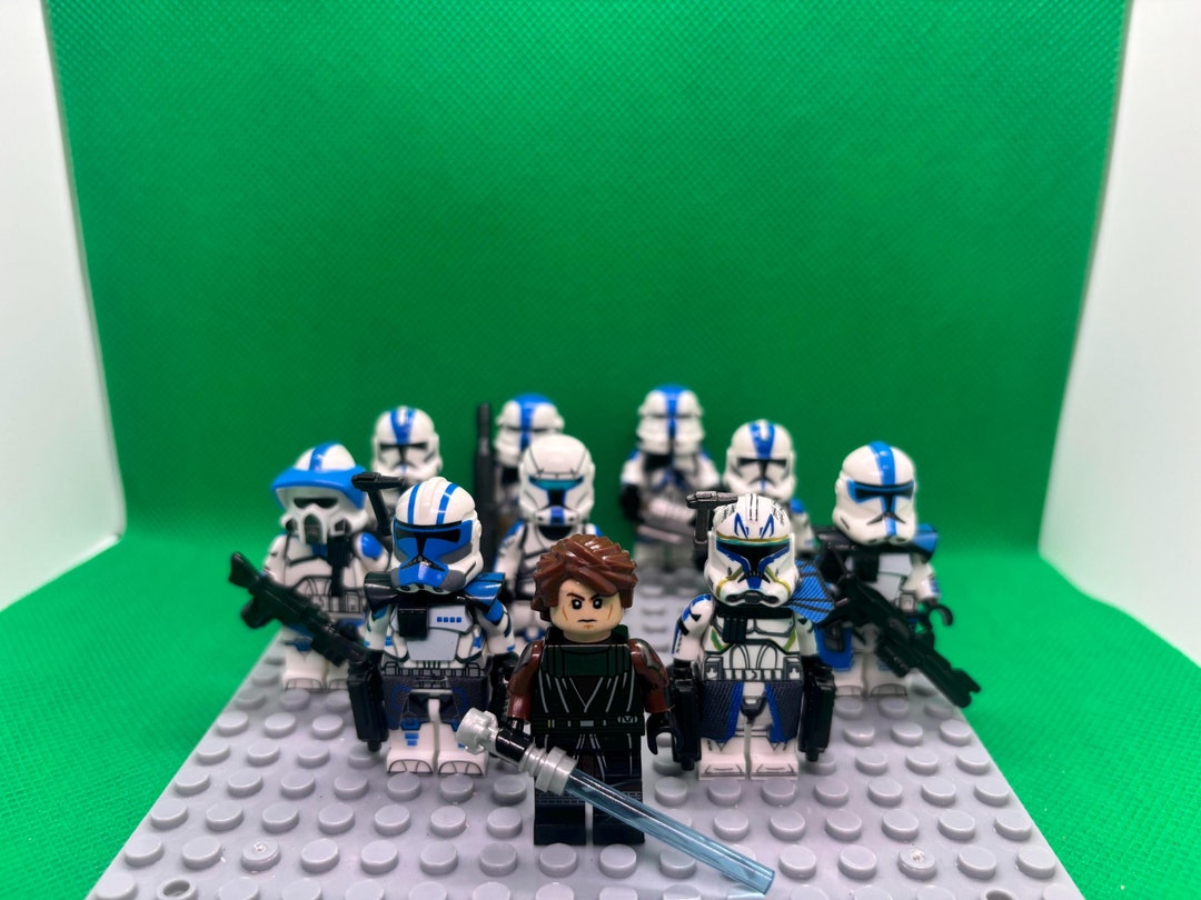 501st Legion Clone Troopers Captain Rex Anakin Skywalker ARF Clone Trooper Airborne Trooper ARC ...