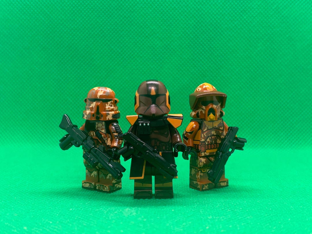 212th Geonosis Clone Trooper Mini Figure Airborne ARF Commander Jet - Etsy