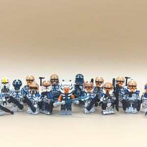 Custom LEGO 332nd Republic Gunship With Ahsoka Tano Captain Vaughn ...