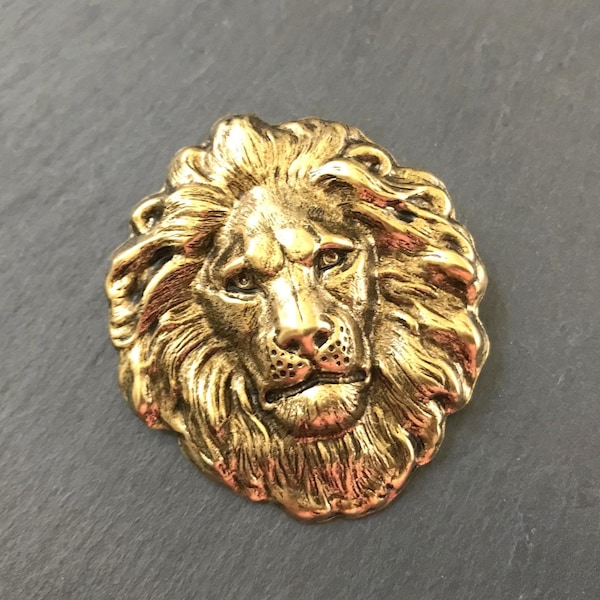 Lion Pin - Etsy