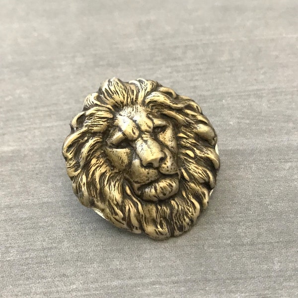 Lion Pin - Etsy