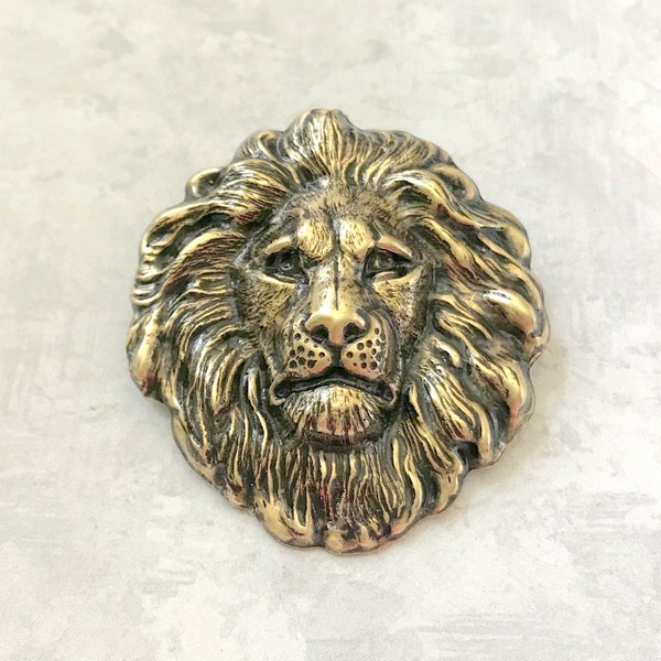 Lion Pin - Etsy