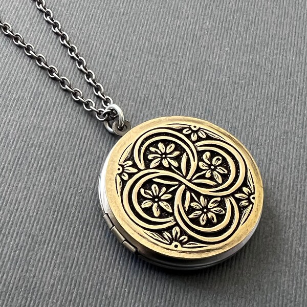 Celtic Locket - Etsy