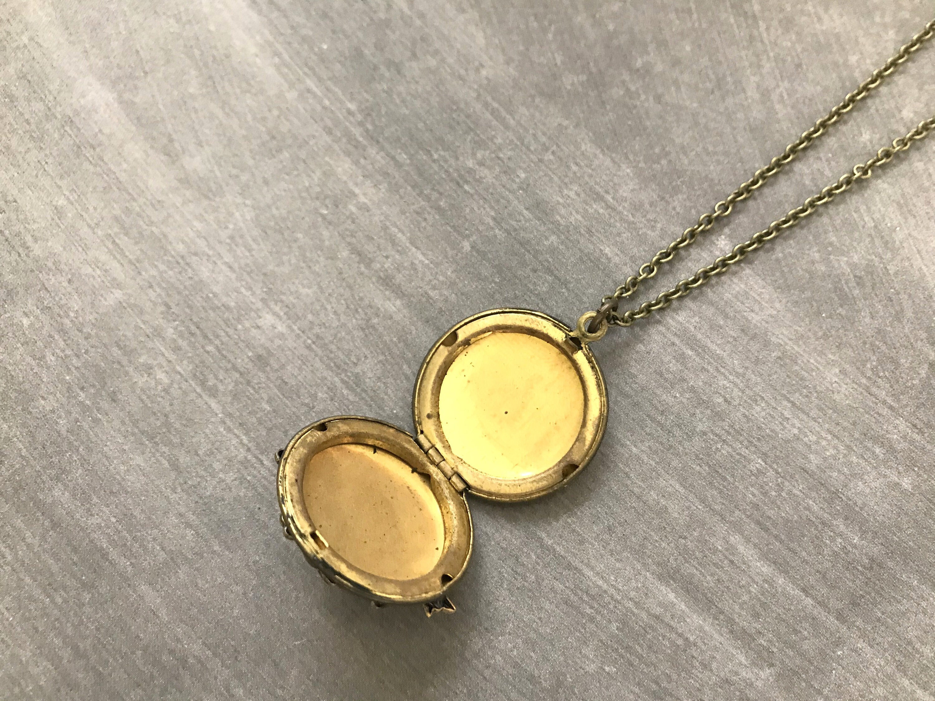 Vintage Bird Locket Hidden Locket Nature Necklace Unisex | Etsy