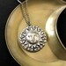 Silver Sun Hidden Locket Bright Star Unisex Gift Celestial - Etsy