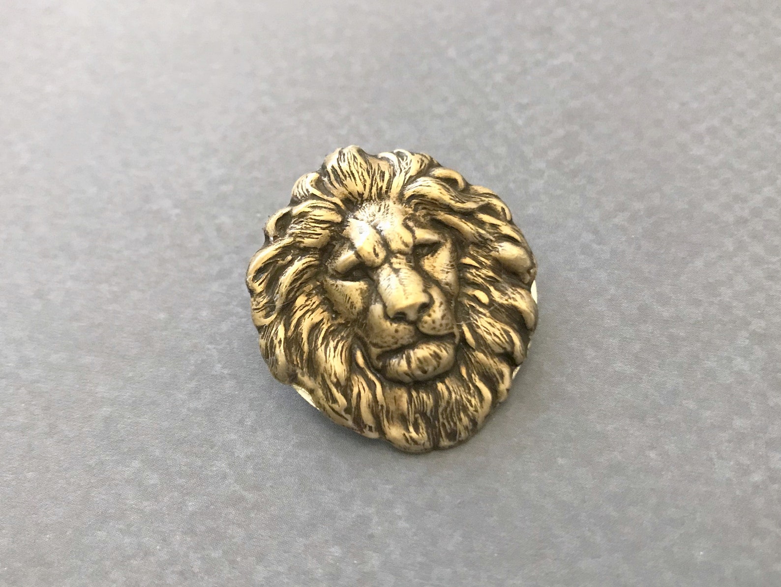 Lion Brooch Lion Pin Leo Birthday Zoo Animal Lion's - Etsy