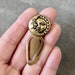 Celestial Bookmark Crescent Moon Face Sun Face Book Marker Vintage ...