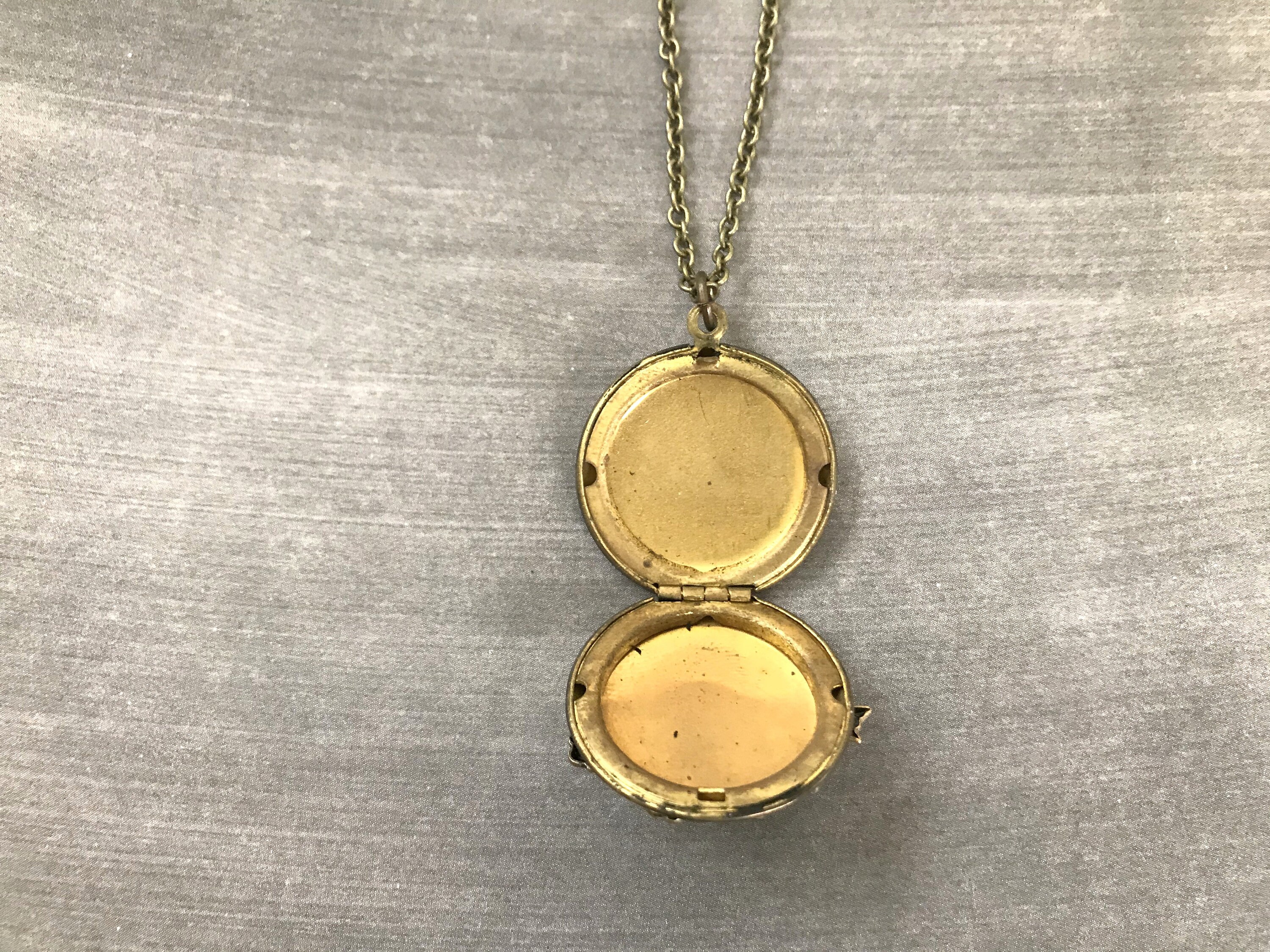 Vintage Bird Locket Hidden Locket Nature Necklace Unisex | Etsy