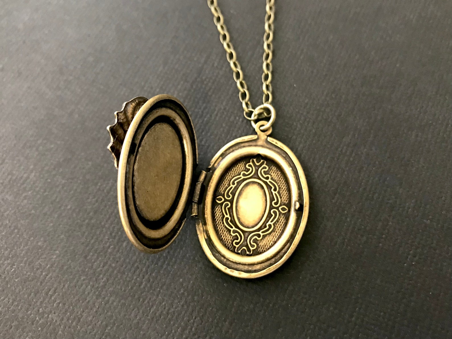 Vampire Bat Locket Gargoyle Gothic Jewelry Men's Goth - Etsy