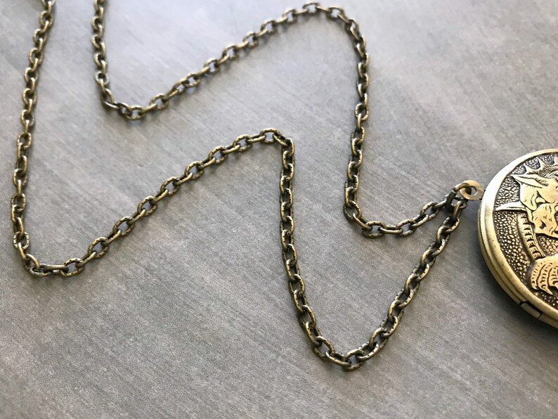 Dragon Hidden Locket Gothic Medieval Dragon Necklace Unisex - Etsy