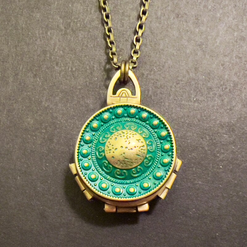 Turquoise Lockets - Etsy