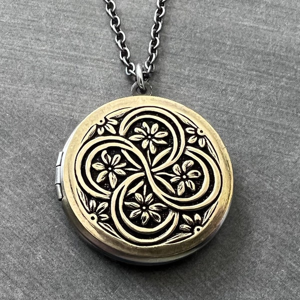 Celtic Locket - Etsy