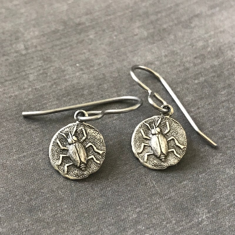 Beetle Earrings - Etsy