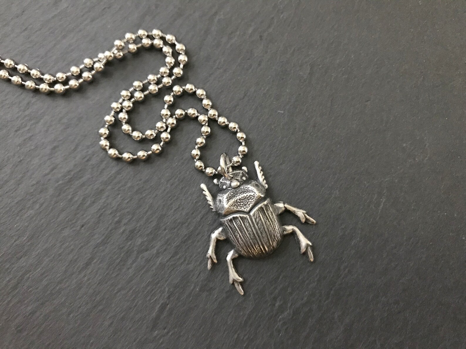 Beetle Necklace Silver Bug Patina Insect Gold Beetle Scarab - Etsy
