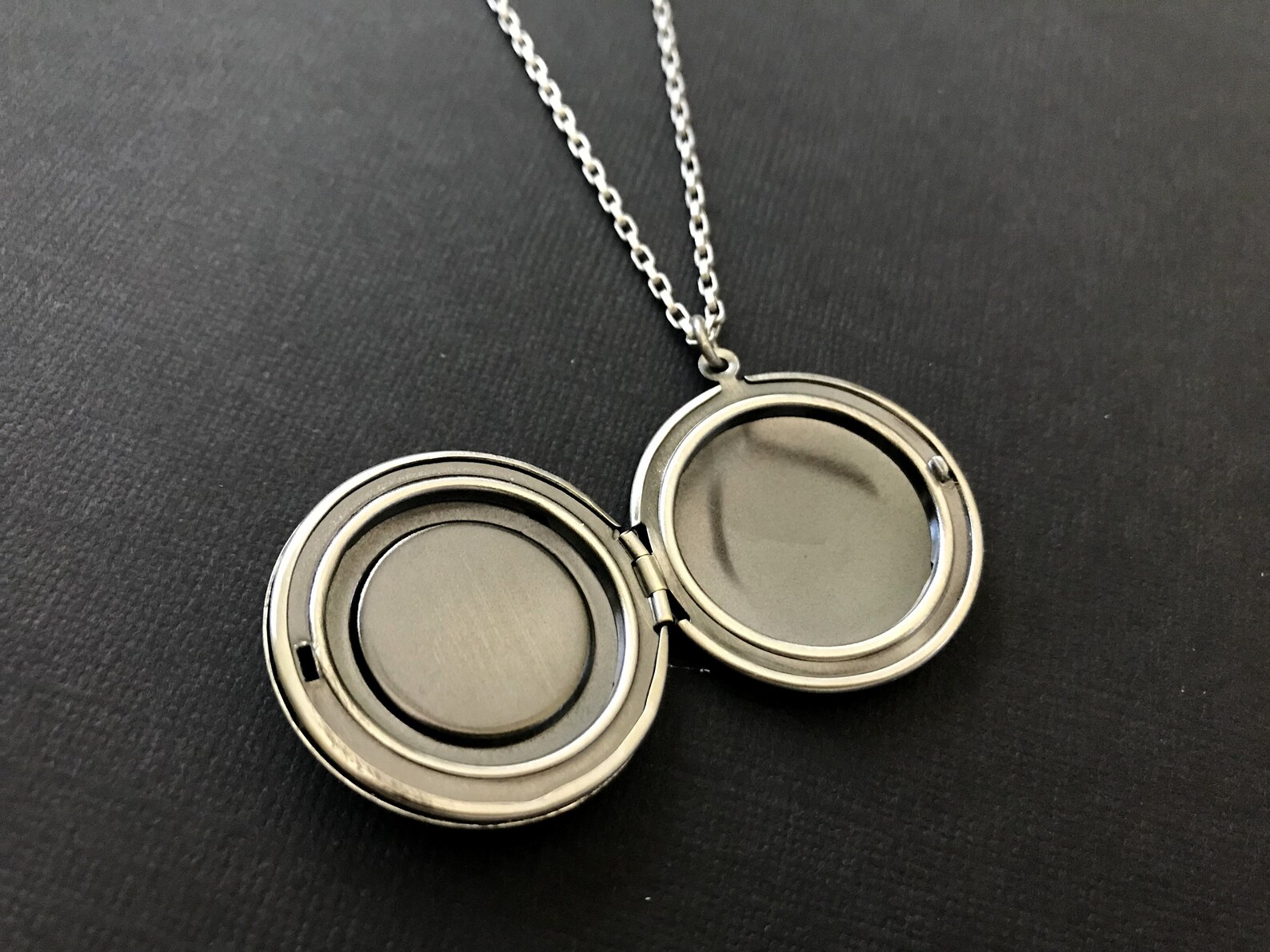 Silver Sun Hidden Locket Bright Star Unisex Gift Celestial | Etsy