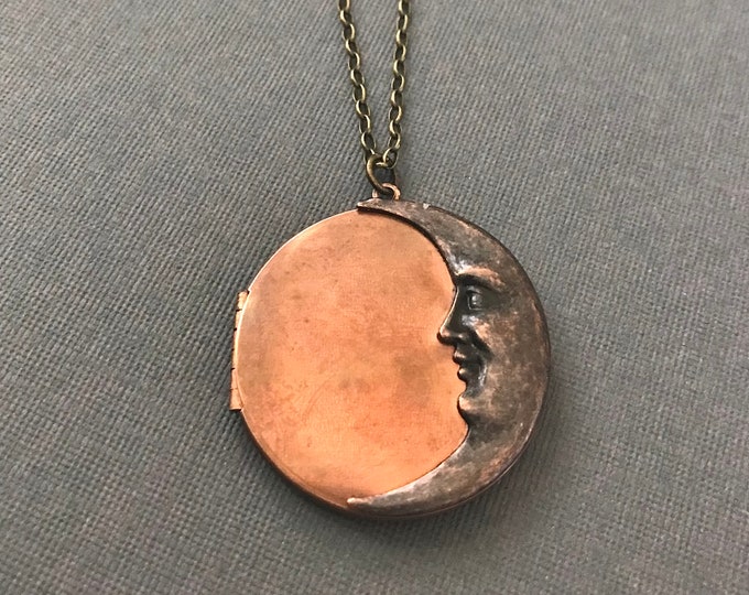 Red Jasper Swamp Witch Branching Stone Photo Locket Necklace Cottage ...