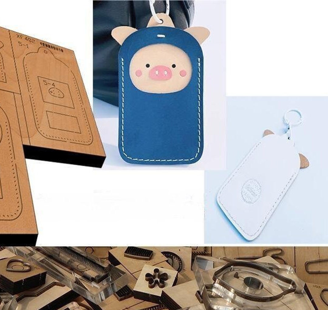 Pig Card Holder Leather Cutting Die Cut Mold ,handmade Custom Leather ...