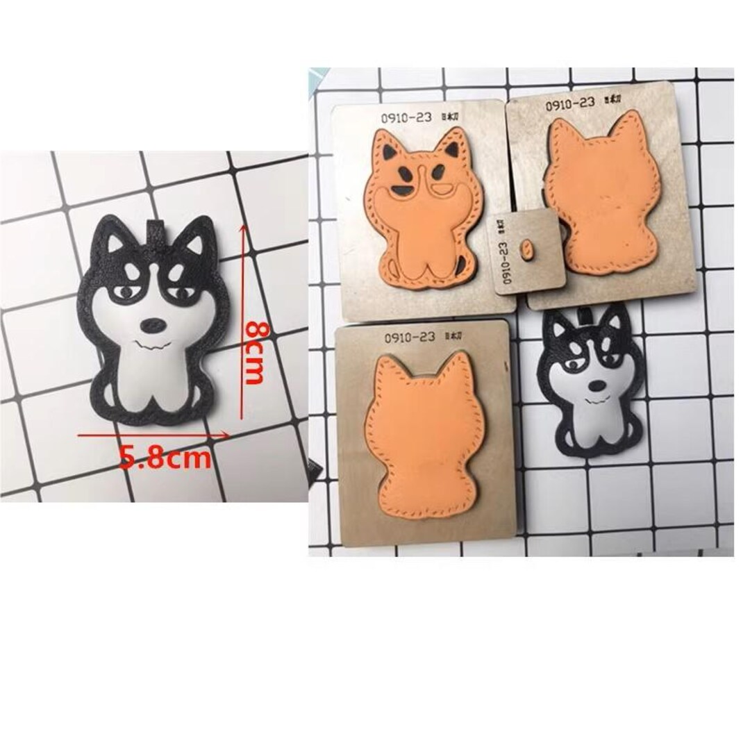 Husky Pendant Knife Mold Leather Cutting Die Cut Mold ,handmade Custom ...