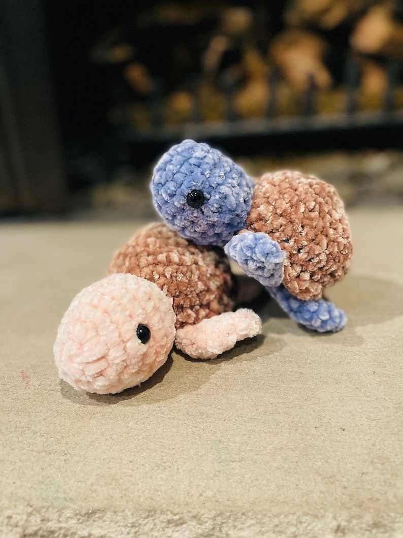 Turtle Crochet - Custom Colors Hand Made to Order - Etsy