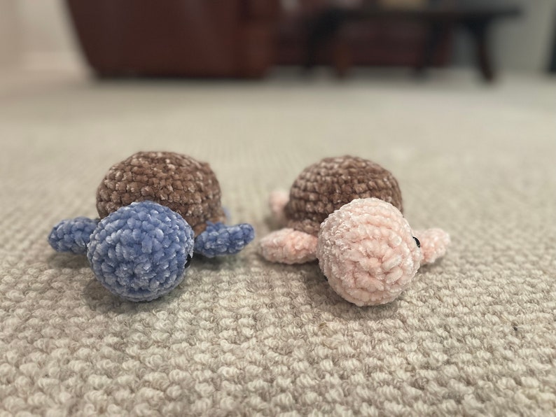 Turtle Crochet - Custom Colors Hand Made to Order - Etsy