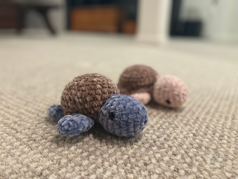 Turtle Crochet - Custom Colors Hand Made to Order - Etsy