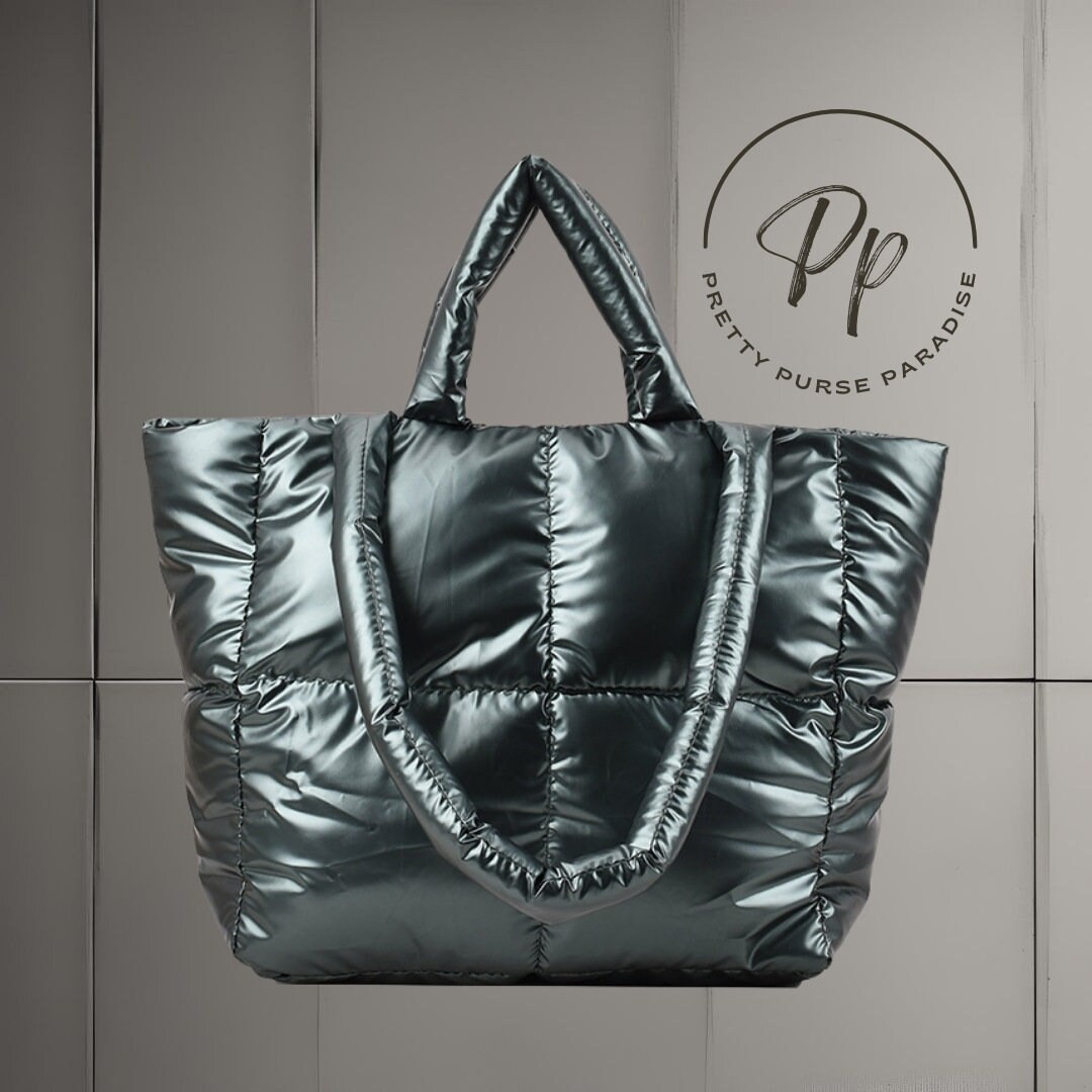 Puffer Jacket Shoulder Bag Puffer Coat Shoulder Bag Winter Puffer ...