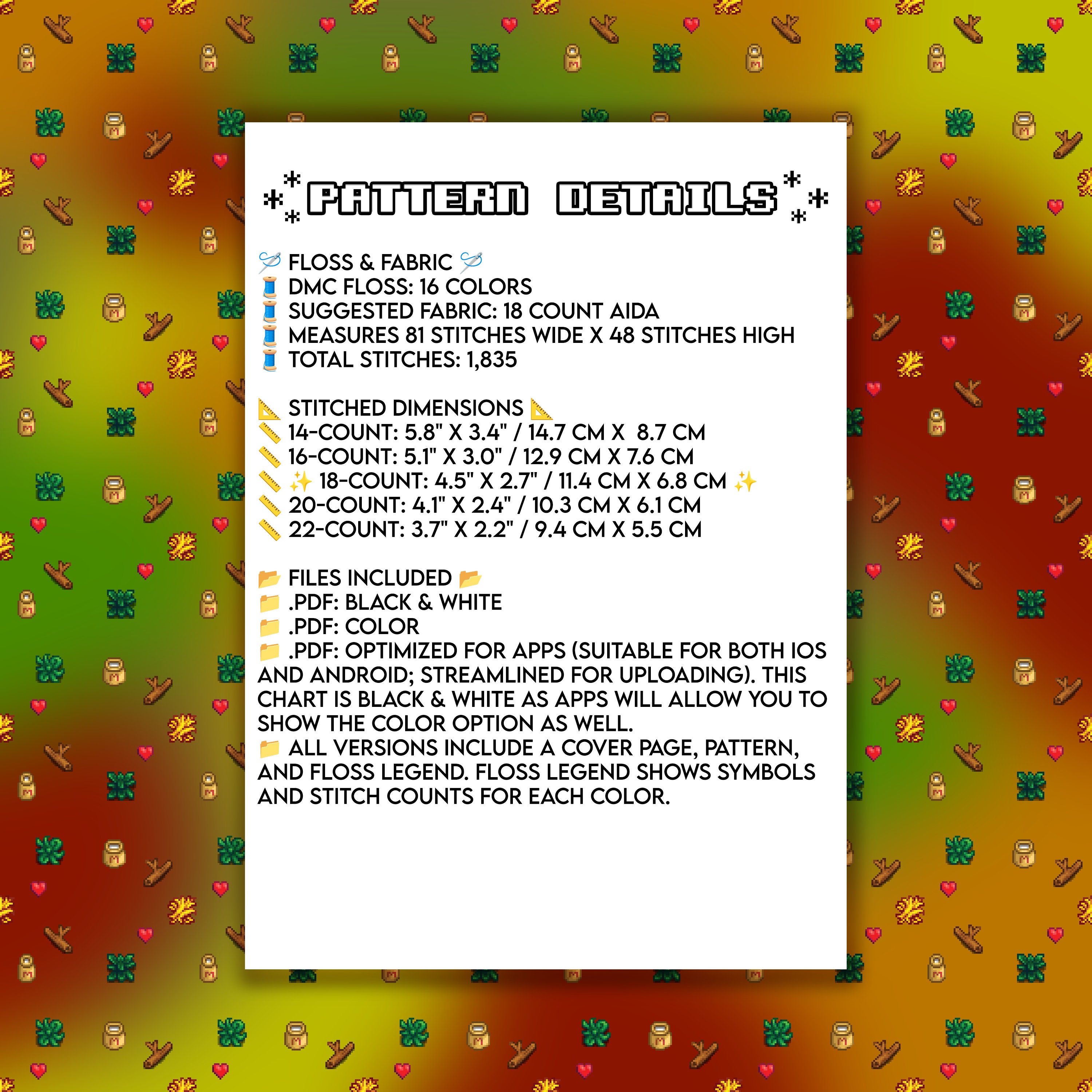 Stardew Goat Sprites - Bite Sized Sprite Display Cross Stitch Pattern ...