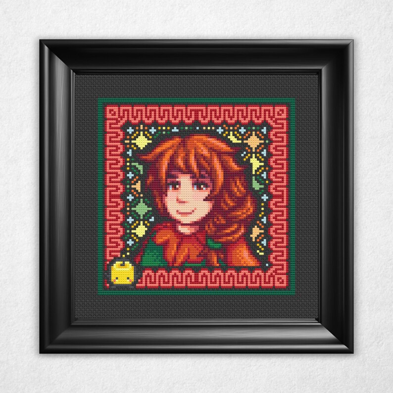 Marnie Portrait - Stardew Valley Cross Stitch Pattern PDF, Stained ...