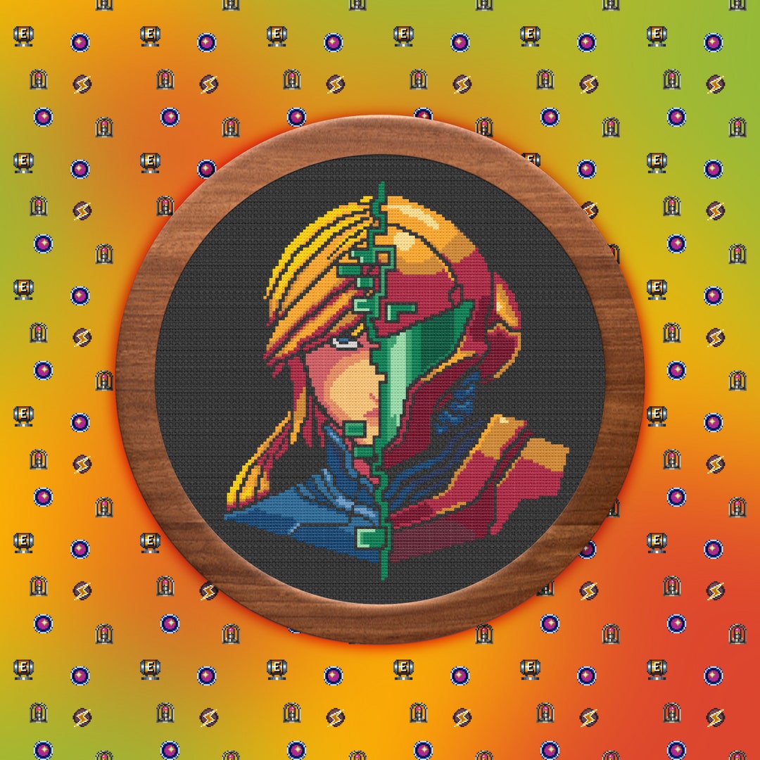 Split Screen Portrait Cross Stitch Pattern - Etsy