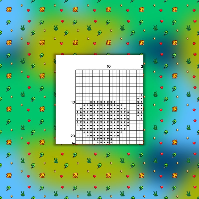 Stardew Duck Sprites Bite Sized Sprite Display Cross Stitch Pattern ...