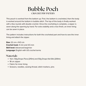 Bubble Pouch - Crochet PDF Pattern (english) - Etsy