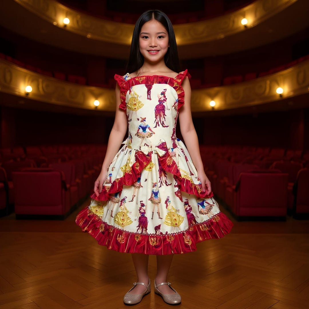 Phantom of the Opera Ruffles Dress Size 6 - Etsy