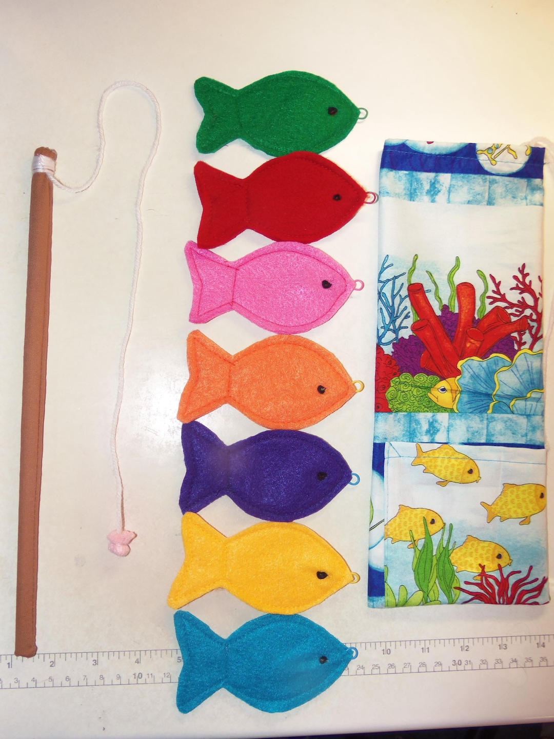 Catch That Big Fish Kids Fishing Game, Magnetic Fishing Toy, Indoor ...