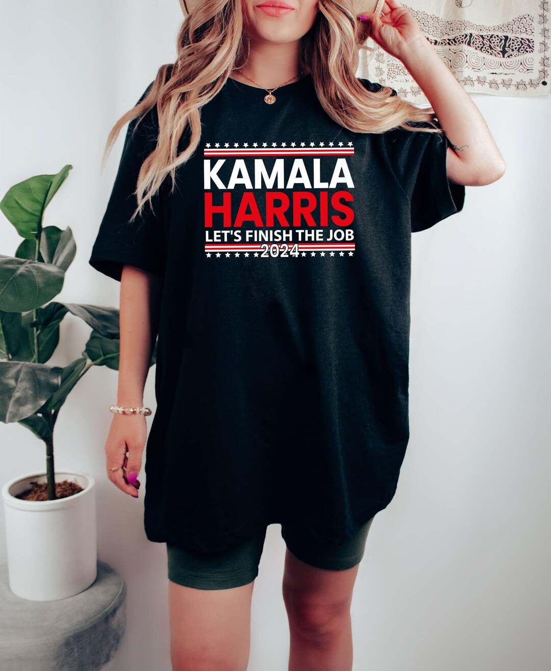2024 Kamala Harris Let's Finish the Job Shirt, US Elections 2024 ...