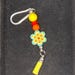 Beaded Silver Colored Carabiner With Flower - Etsy