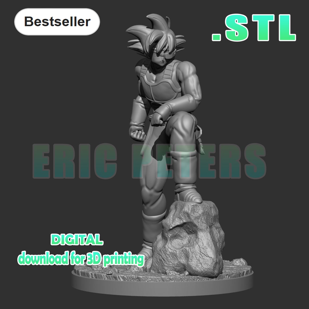 Dragonball STL, High Quality Stl Printer Files, Anime STL File, Goku 3D ...
