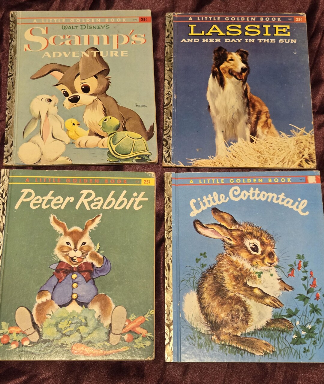 A Little Golden Books Set of 4 - Etsy