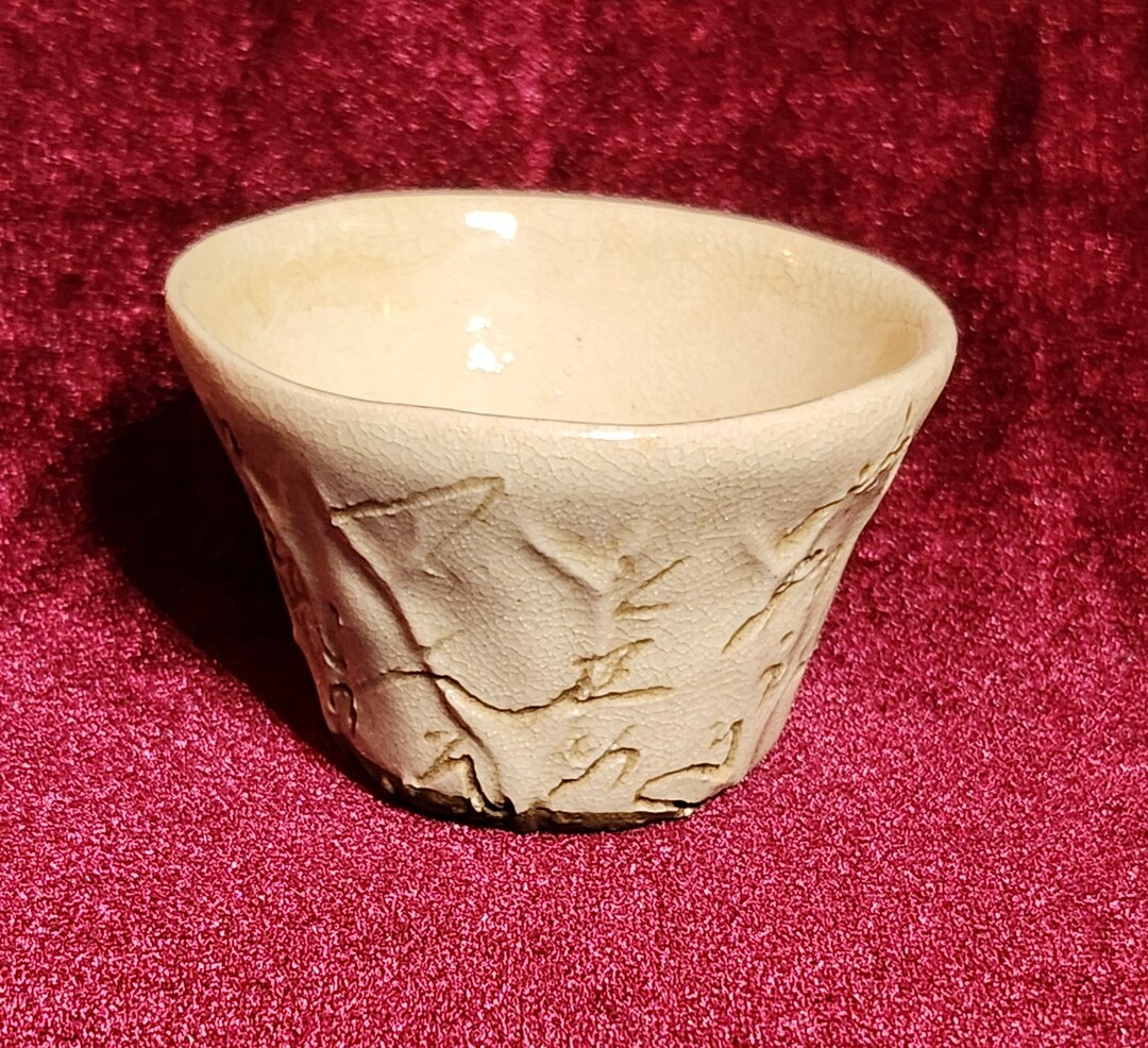 Antique Rengetsu Otagaki Carved Poem Saki Cup - Etsy