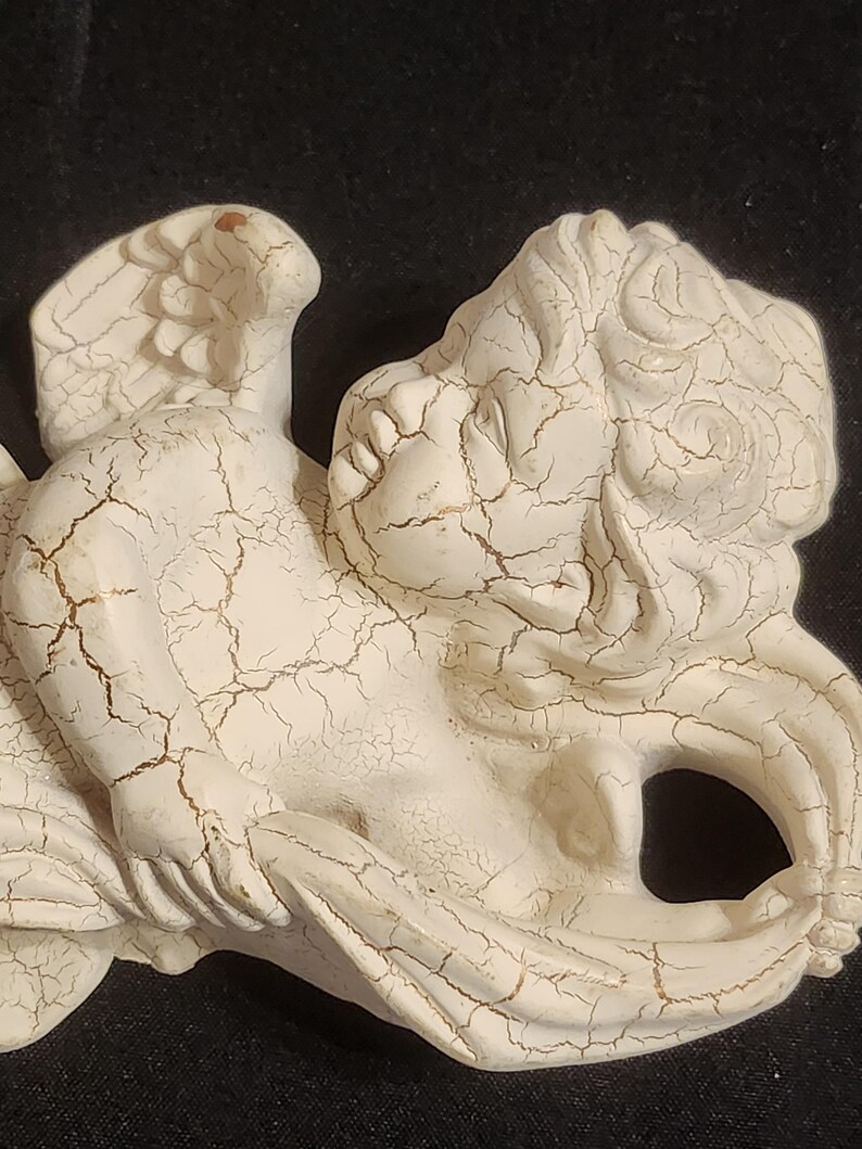 Vintage Set of Polyresin Cherubs - Etsy