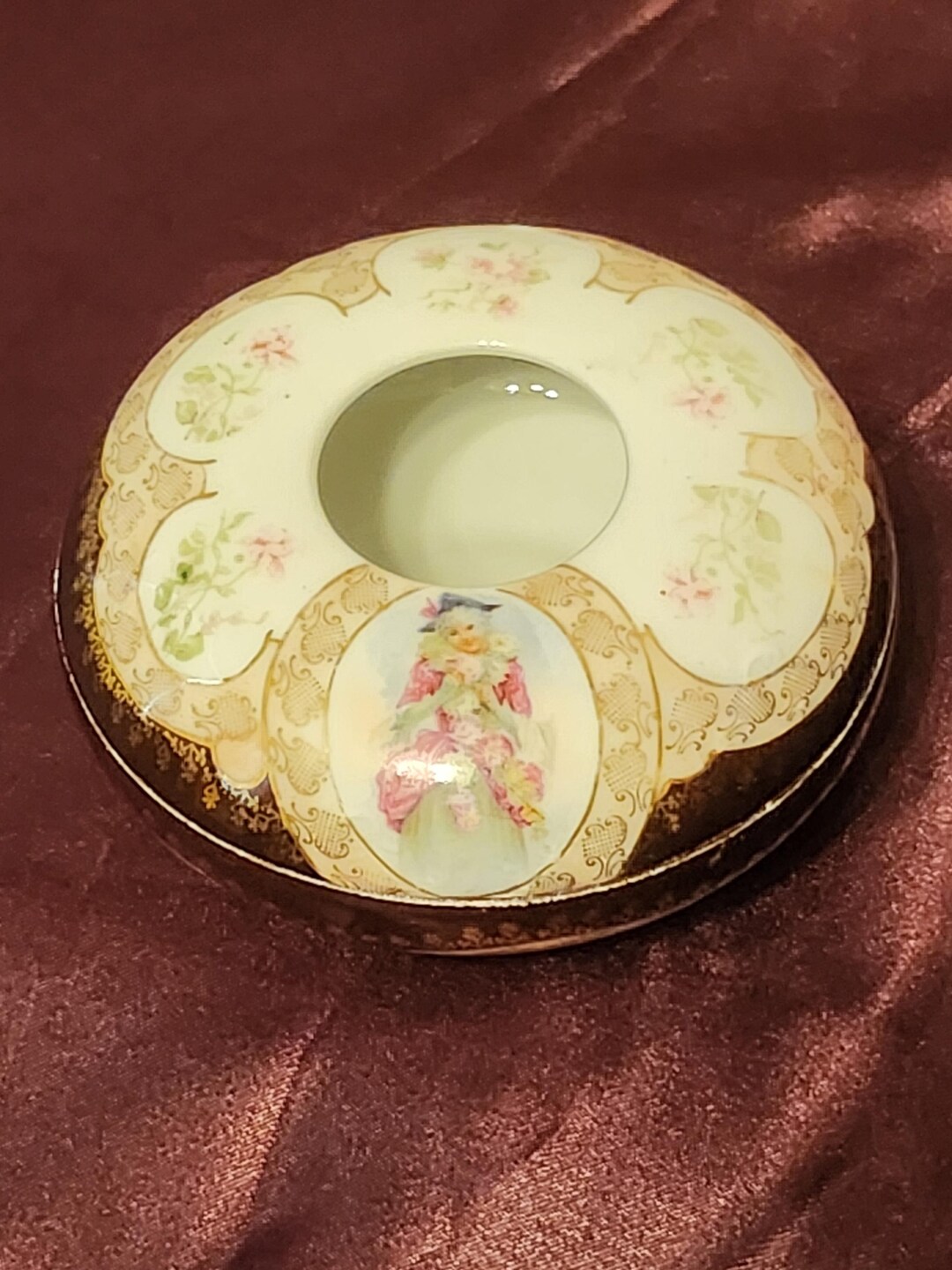 Antique Imperial Austrian Porcelain Hair Receiver - Etsy
