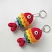 NO SEW Rainbow Fish Crochet Pattern Colorful Multicolored Aqua Koi ...