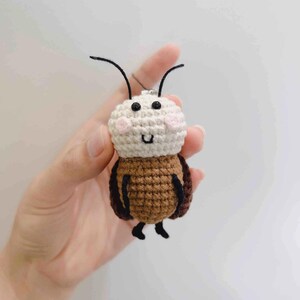 Baby Cockroach Crochet Pattern Small Kawaii Cockroach With Face ...