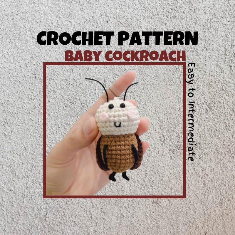 Cockroach Amigurumi - Etsy