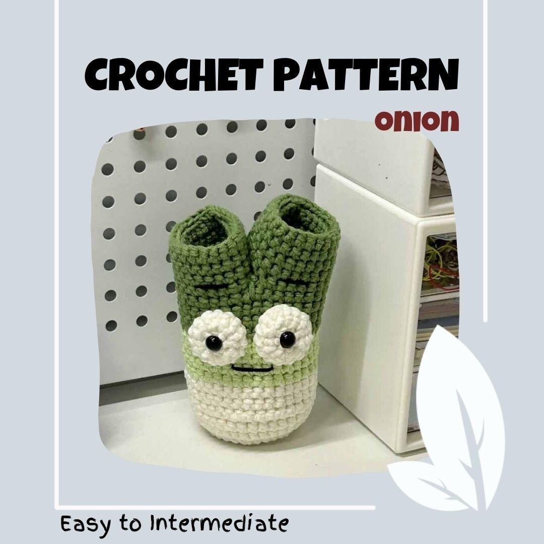 Onion Crochet Pattern Pen Holder Crochet Hook Rack Stand Amigurumi PDF ...