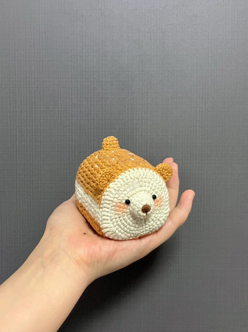Bread Dog Crochet Pattern Cute Pug Doggy Amigurumi Pattern PDF Stuffed ...