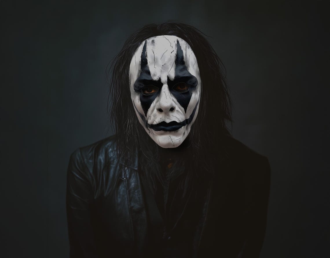 The Crow-inspired Mask: Printed From Hand-painted Art Originals With 3D ...