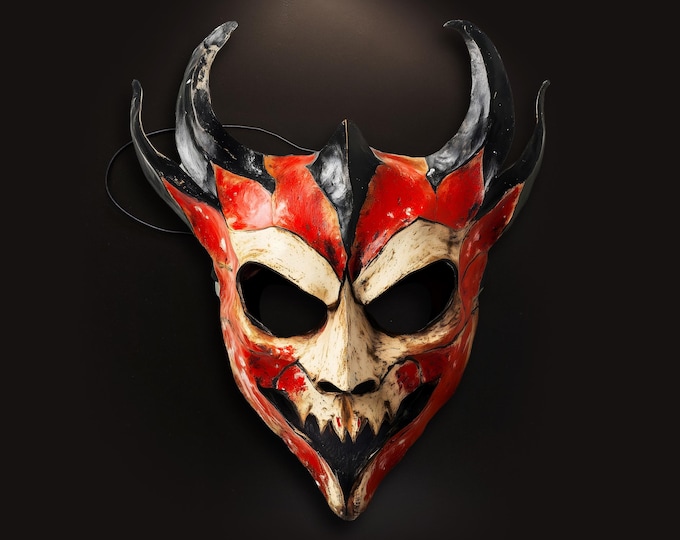 Inferno Krampus Parade Mask: Printed From Hand-painted Originals With ...